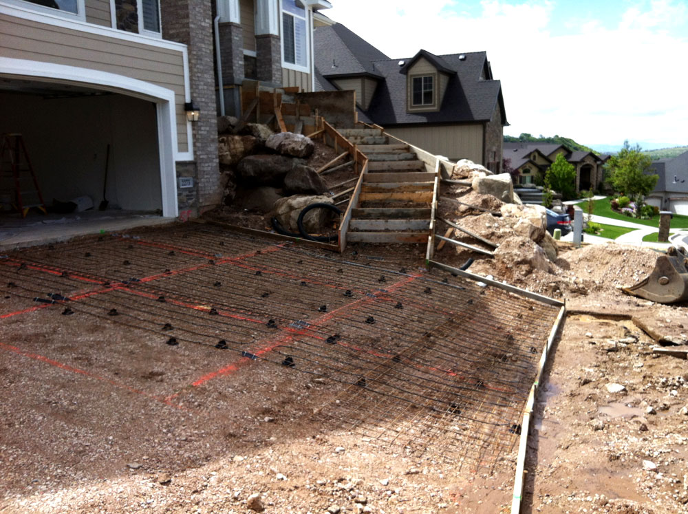 Heated Stairs and Driveway